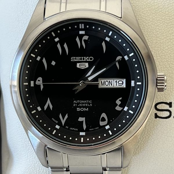 SEIKO 5 SNKP21J1 SPECIAL ARABIC DIAL ARABIAN GULF UAE EDITION 42mm ...
