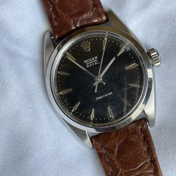 Vintage Rolex Oyster Royal 6427 Black Dial | WatchCharts Marketplace
