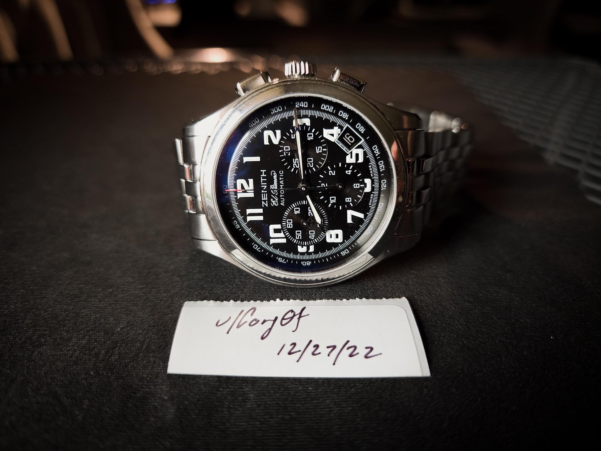 [WTS] Zenith Class Sport El Primero Automatic 03.0510.400/24.M510 ...