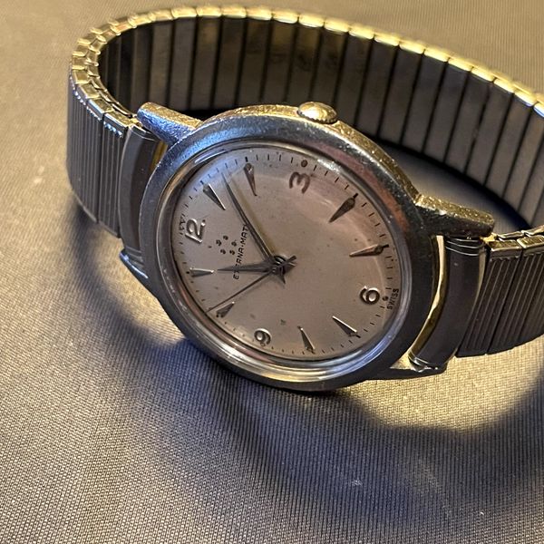 Vintage 1958 ETERNA MATIC Stainless Steel Automatic Men's Watch ...