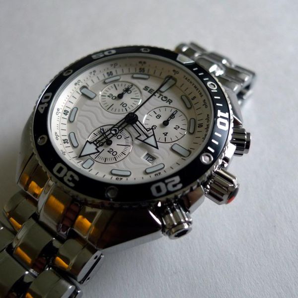 Sector Swiss ETA Chronograph Ocean Master 45MM, 200M Diver's. ***cheap ...