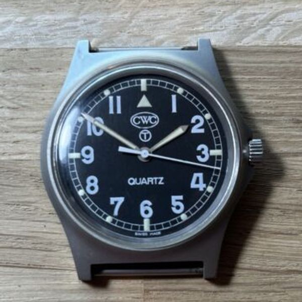 Vintage 1990 CWC 0552 Royal Navy Military Men's Watch Spares or Repair ...