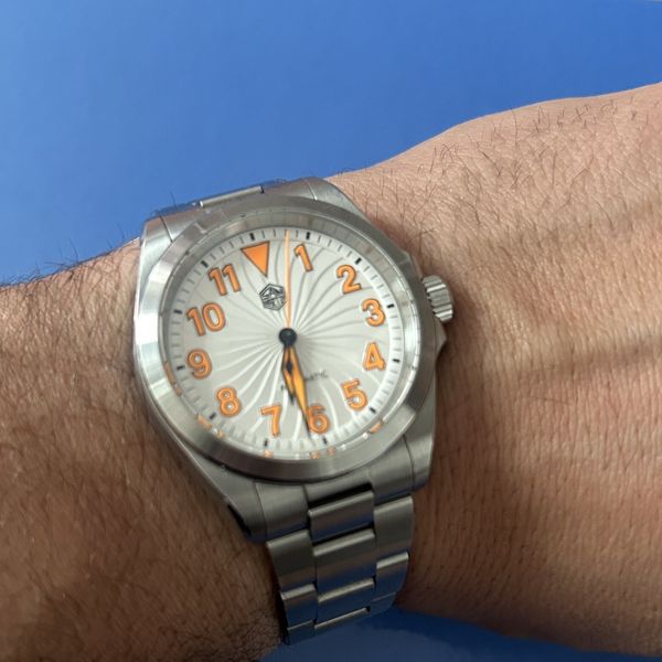 San Martin 40mm Turbine Pilot Dial SN0132 | WatchCharts Marketplace