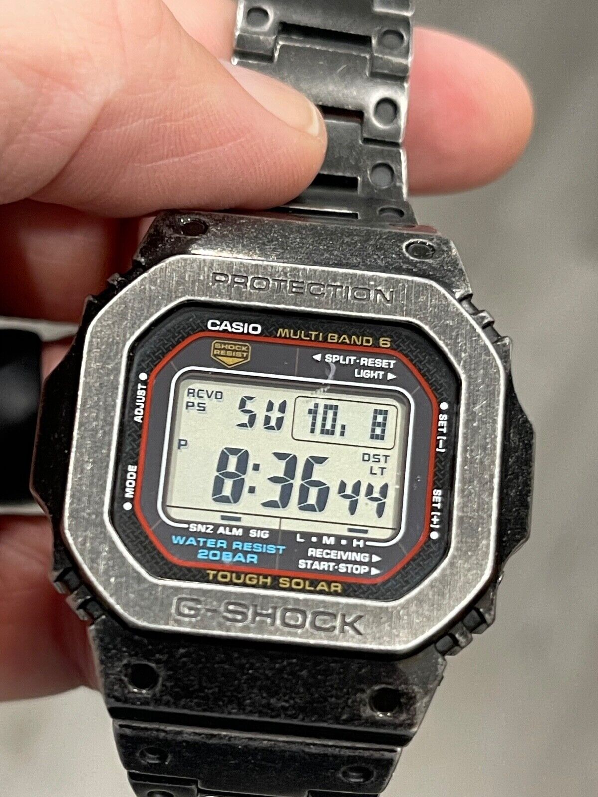 Custom Modded GW-M5610U-1JF GShock With Black Aged IP Metal Case and ...