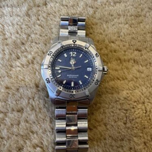 TAG Heuer Professional 2000 WK1213 Quartz Men's Watch | WatchCharts Marketplace