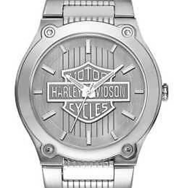 Harley-Davidson Men's Bulova Bar & Shield Wrist Watch 76A134 ...