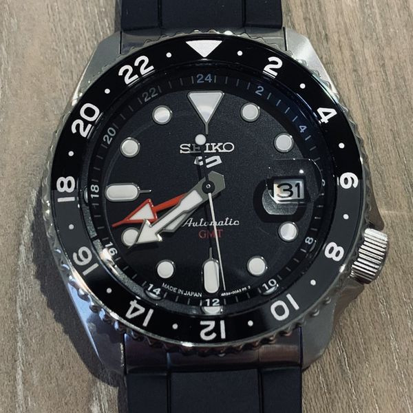 [$450 USD] EXCELLENT SEIKO SSK001 GMT SPORTS 5 AUTOMATIC WATCH ...