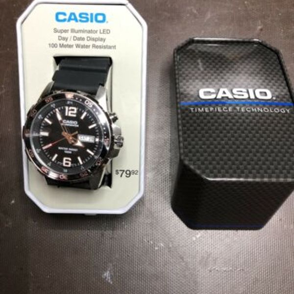 Casio MTD1079-1AV Mens Dive Style Watch With Super Bright LED. NEW ...