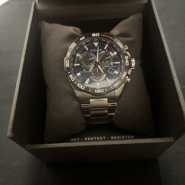 CITIZEN CB5034-58L Men's Eco-Drive Radio Controlled A.T. Chronograph ...
