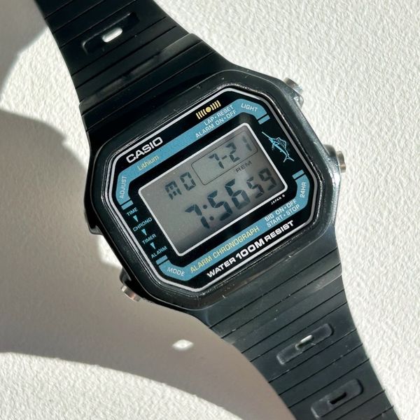 Vintage Casio Marlin Kajiki W-400 Digital Quartz Watch Modded w/ 901 ...