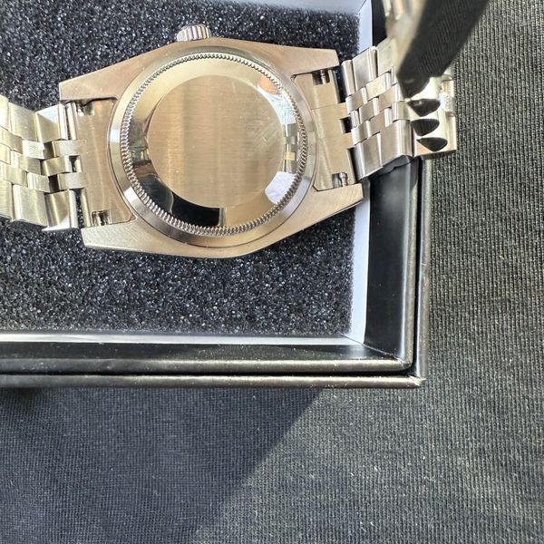 Montre Automatique Homme Seiko Mod Style Rolex Datejust Cadran Effet ...