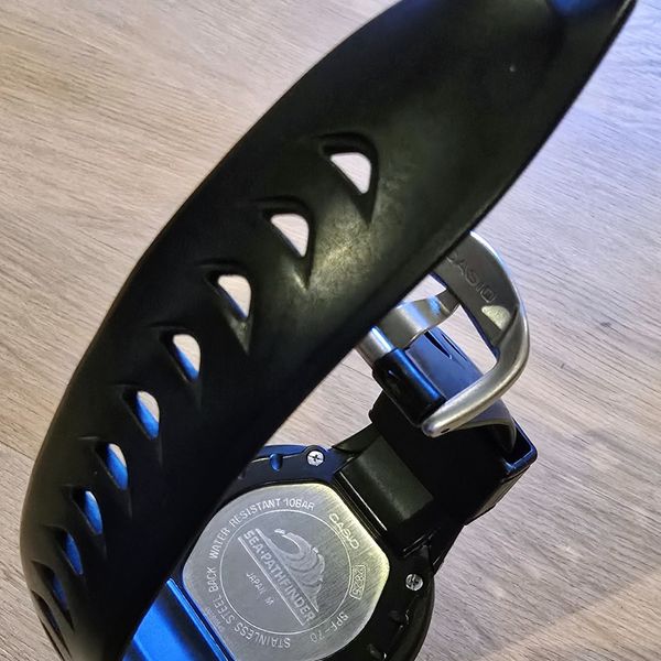 CASIO SEA PATHFINDER SPF-70 MULTI-SENSOR WATCH. RETRO! VERY GOOD ...