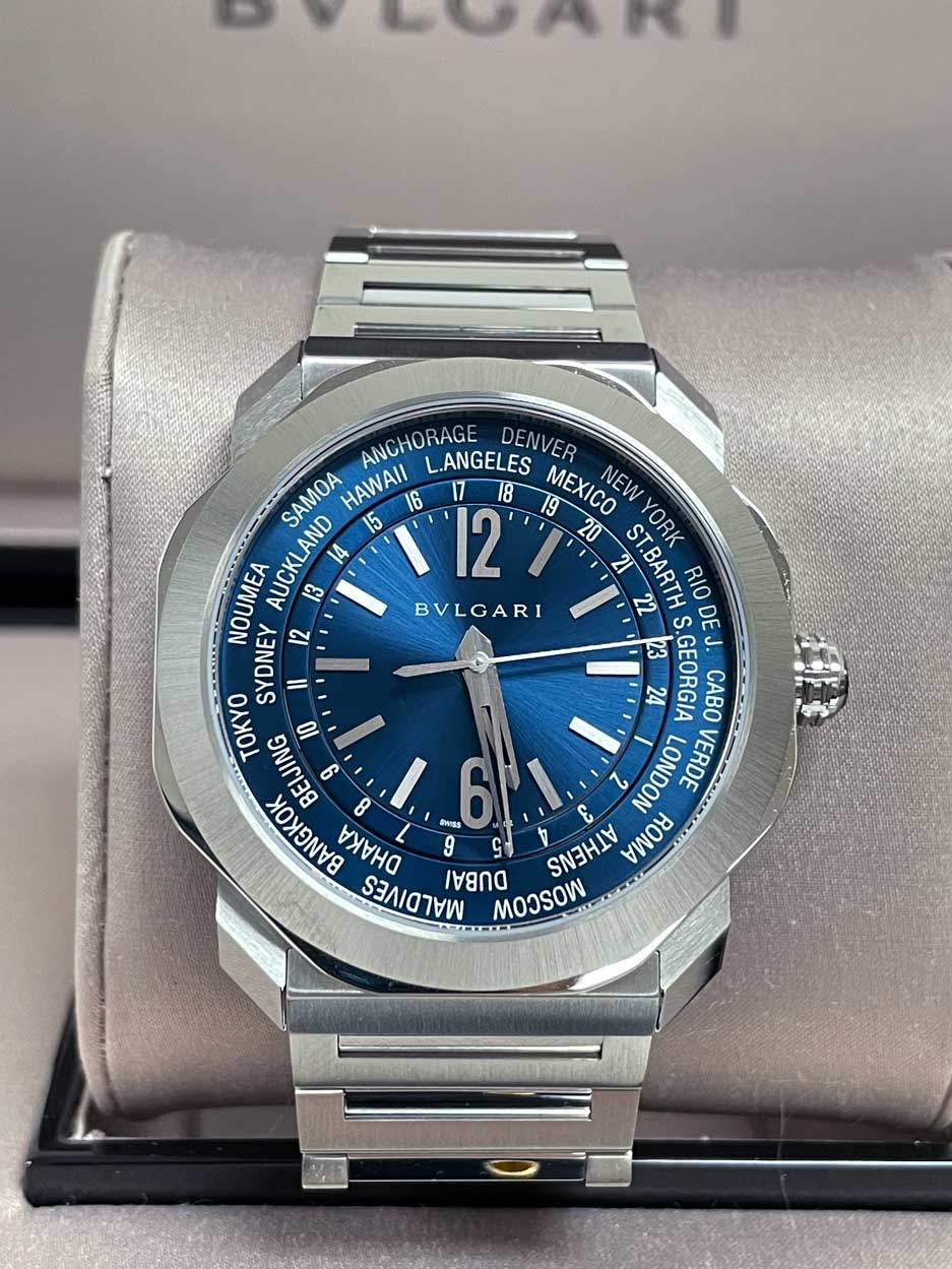 FS: Bvlgari Octo Roma GMT World Timer 103481 Blue | WatchCharts