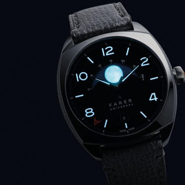 [WTS] Farer Moonphase Halley w/Lion Tan Gronolo Leather strap ...