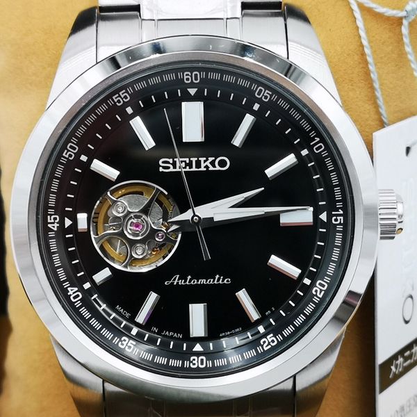 SEIKO Seiko Selection SCVE053 Black Mechanical Automatic Men's Watch ...