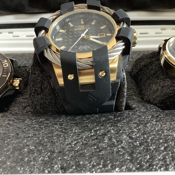 Invicta Men's Automatic Bolt Watch Black 50mm 25036 | WatchCharts ...