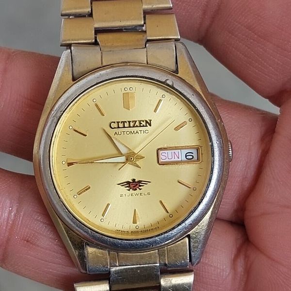Vintage Citizen Automatic 21 Jewels Gold Dial From Japan | WatchCharts Marketplace