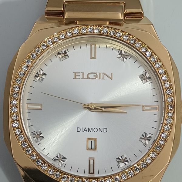 Elgin Diamond Watch Mens