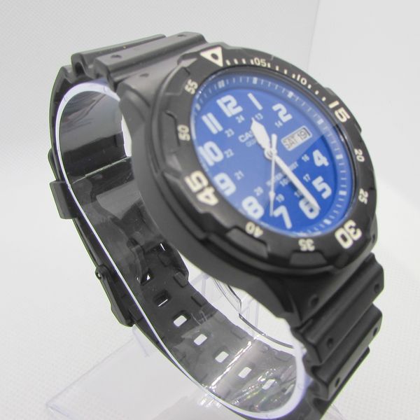 Casio MRW-200H WR 10 BAR Blue Face Men's Quartz Analog 35mm Wrist Watch ...