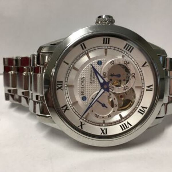 NEEDS REPAIR // BULOVA Automatic Stainless Steel 21 Jewel Men's Watch - 96A118 | WatchCharts ...