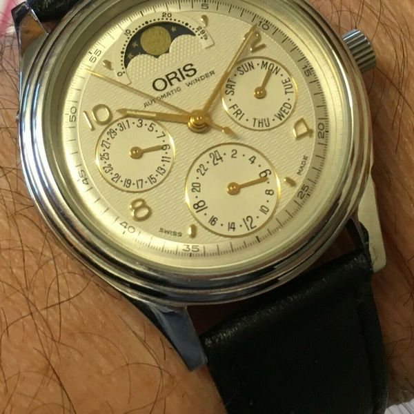 Oris Moonphase Artelier Complication Triple-calendar Automatic Watch Ref. 7433B | WatchCharts ...