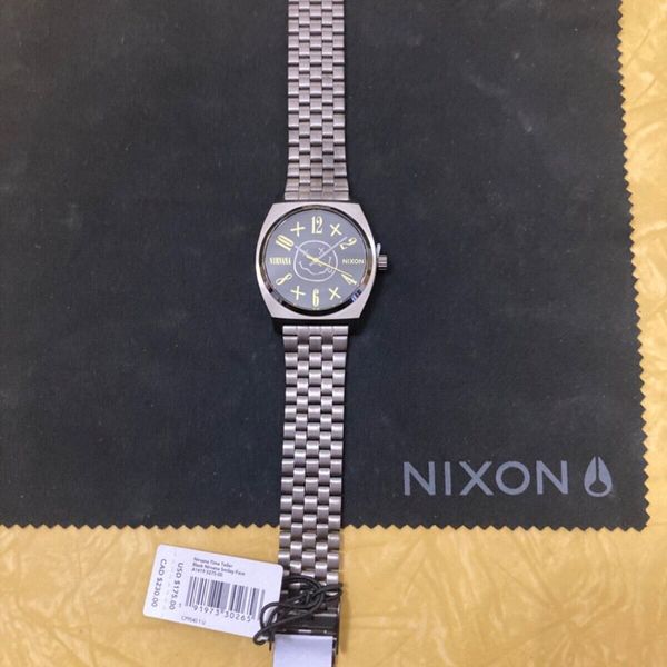 Nixon Nirvana Time Teller Stainless Steel Watch | WatchCharts Marketplace