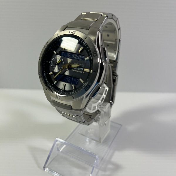 CASIO WAVE CEPTOR WVA-M650 Solar Quartz Analog Digital Watch Men - Rank ...