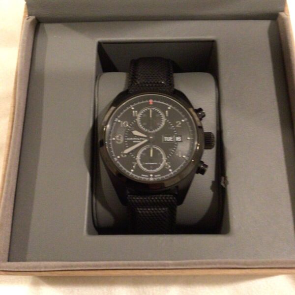 Hamilton Khaki Field Automatic Chronograph Men's Watch H71626735 ...