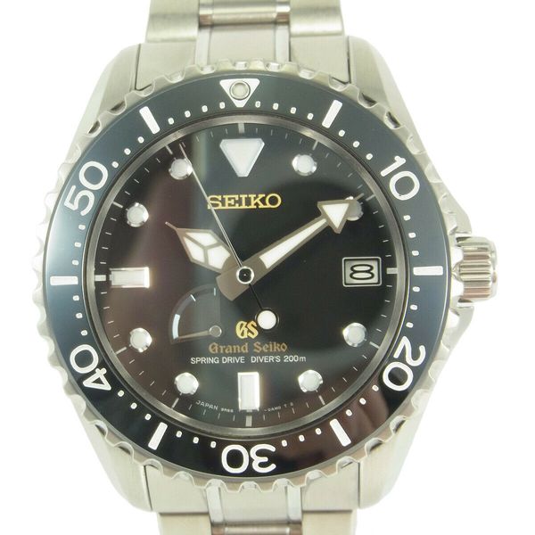 SEIKO Grand Seiko GS SBGA031 Spring Drive Date Watch 9R65-0AN0 w/Box ...
