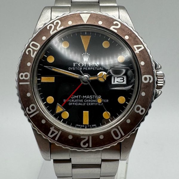 [WTS] Rolex GMT-Master 1675 Osyter MK4 Pumpkin Patina Brown Insert 1977 ...