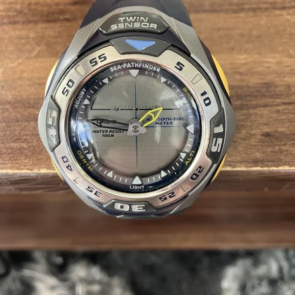 Casio SPF-60 SEA-PATHFINDER Twin sensor Needs new Battery | WatchCharts ...