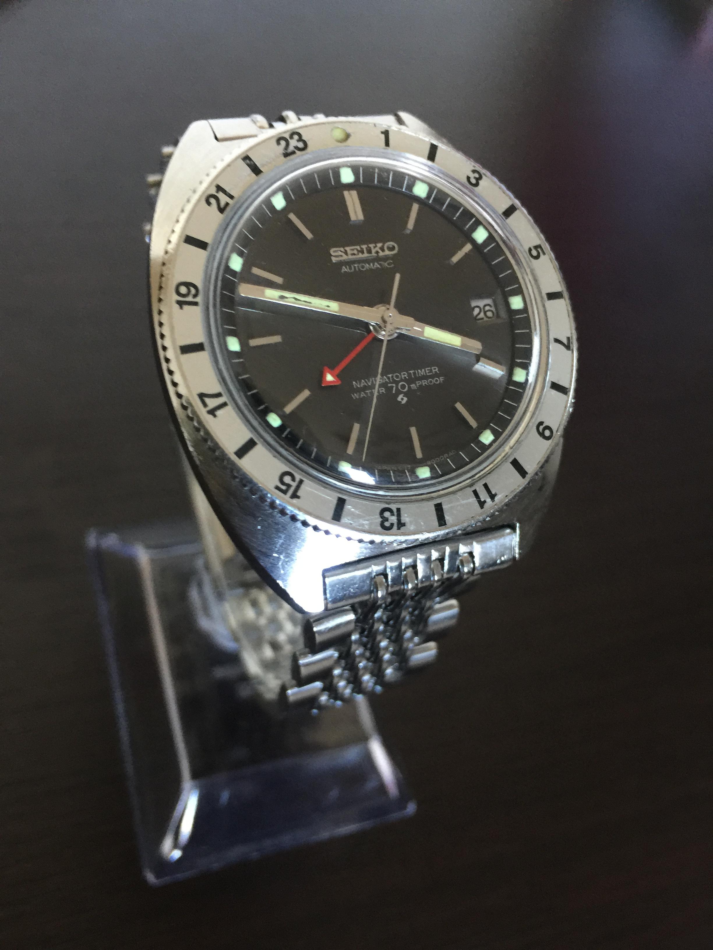 FS Vintage Seiko Navigator GMT 6117-8000 serviced | WatchCharts Marketplace
