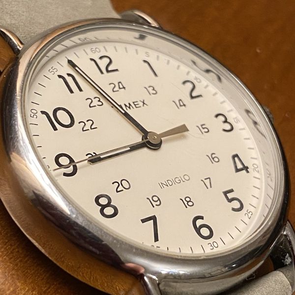 Timex Indiglo men's watch T2P495. Large classic design face ...