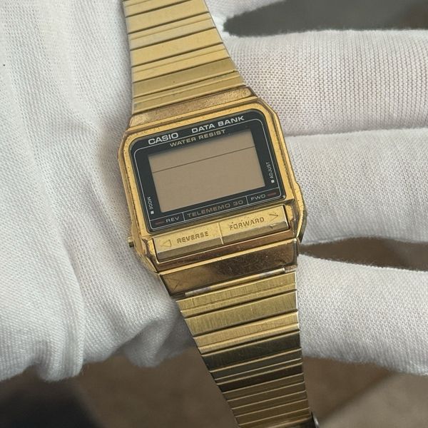 Vintage Casio Data Bank Telememo 30 DB-310 JDM Menâ s Digital Watch ...