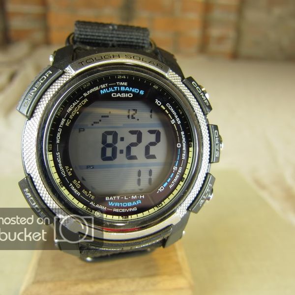 SOLD: Casio PAW-2000 Atomic Solar ABC Watch - $165 | WatchCharts ...