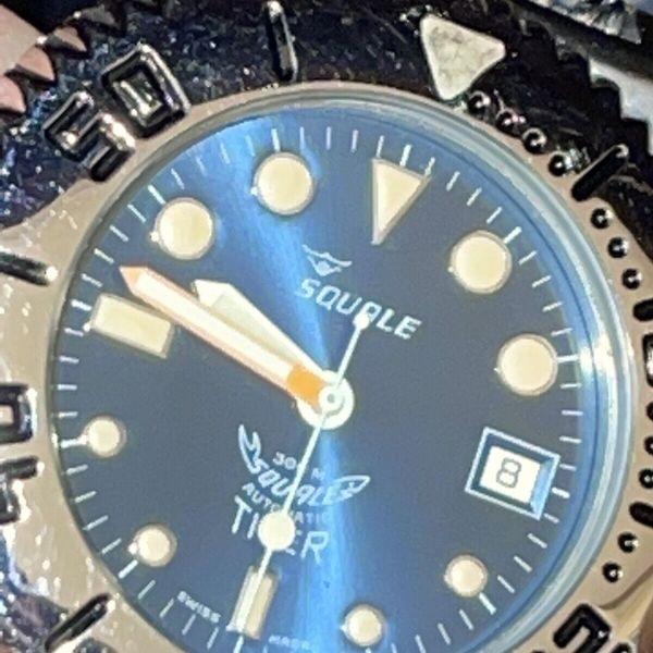 Squale Tiger Baby Ploprof Orologio Automatico Diver swiss made Blue 300 ...