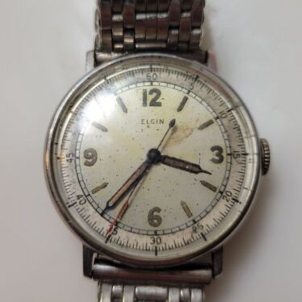 Vintage WW2 1940's Elgin Servicemen Model 6606G "Lt. Sigman" Men's ...