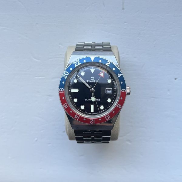 Timex Q GMT Pepsi TW2V38000 Quartz Watch Reissue | WatchCharts Marketplace