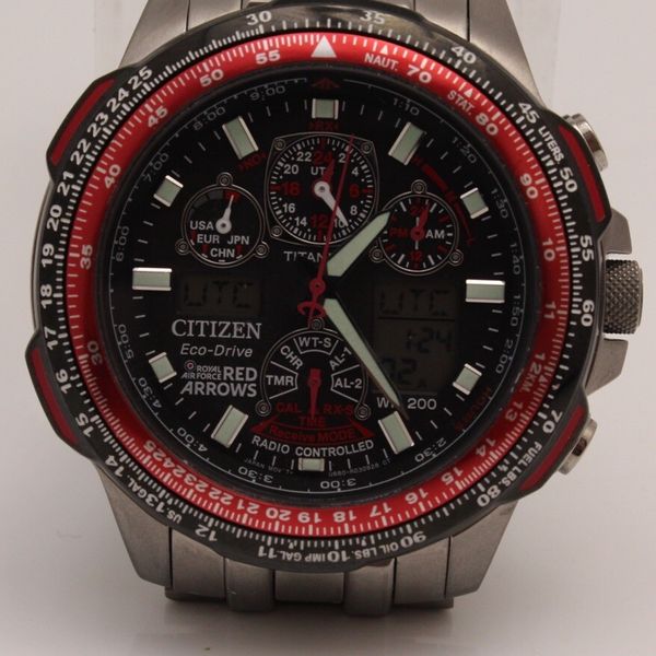 Citizen Eco Drive Red Arrows Titanium Gents Watch | WatchCharts Marketplace