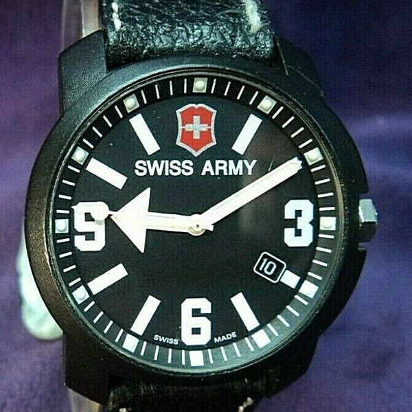 Victorinox Swiss Army RECON Mens FULL SIZE 41MM Swiss Quartz Military ...