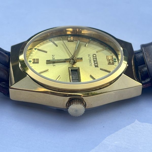 Citizen Men's Automatic 21 Jewels Watch Vintage. Very Nice Condition. New Strap | WatchCharts ...