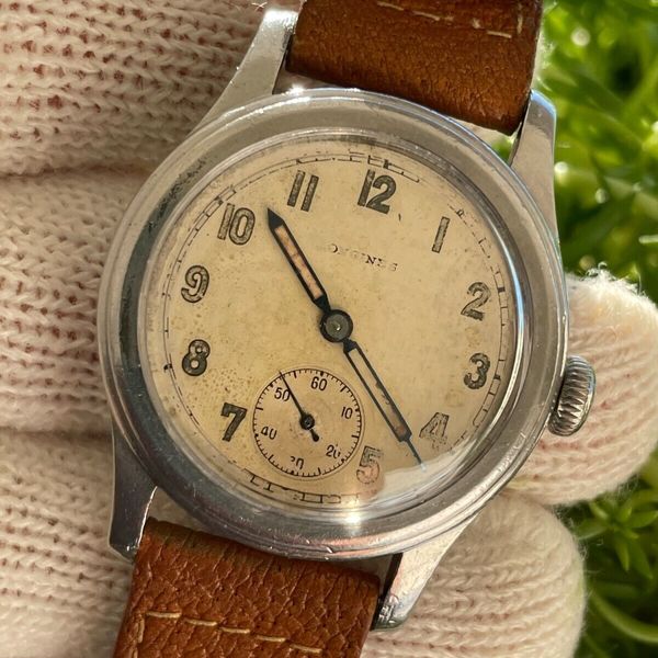 LONGINES MILITARY WATCH VINTAGE MANUAL CAL.12.68Z MENS 33.5mm SWISS MADE | WatchCharts Marketplace