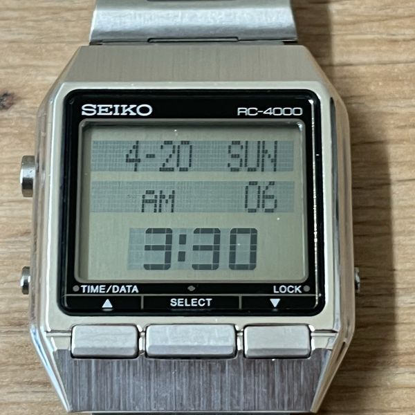 Seiko RC 4000 Digital Watch. Original Strap. Working Japan. | WatchCharts Marketplace