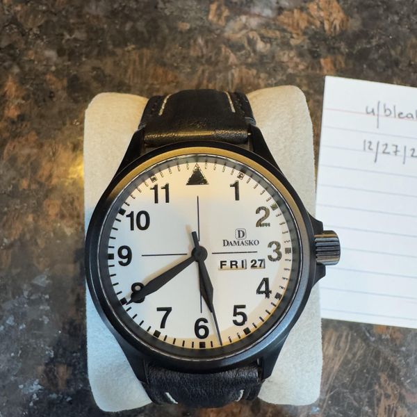 [WTS] Damasko DA37 Black (Full Lume Dial) | WatchCharts Marketplace