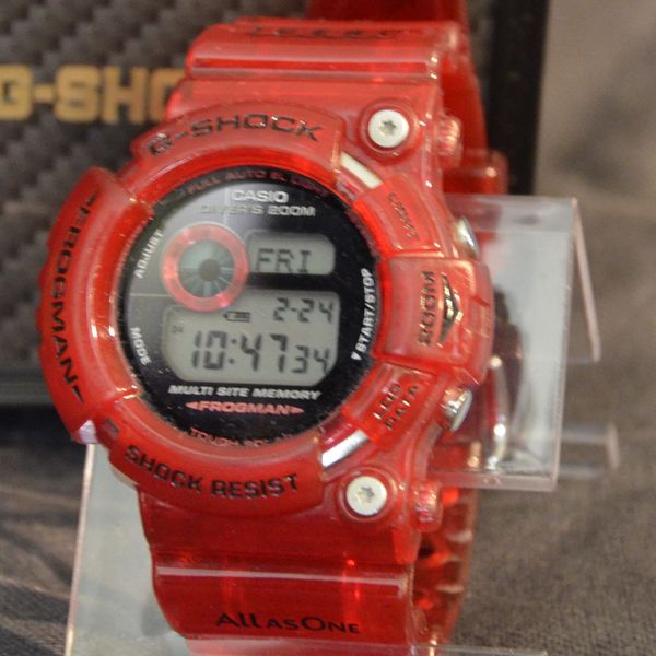 FS Ultra rare red jelly G-shock Frogman ICERC GW-203K-4JR | WatchCharts ...