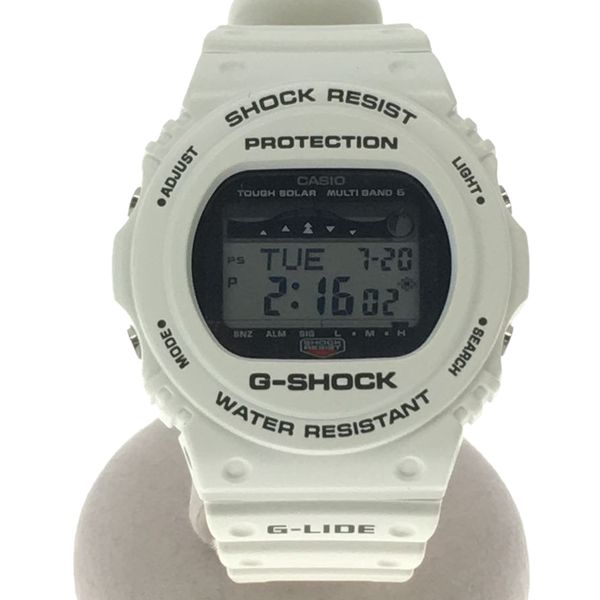 [Used] CASIO Solar Watch / G-SHOCK / Digital / White / GWX-5700CS / G ...