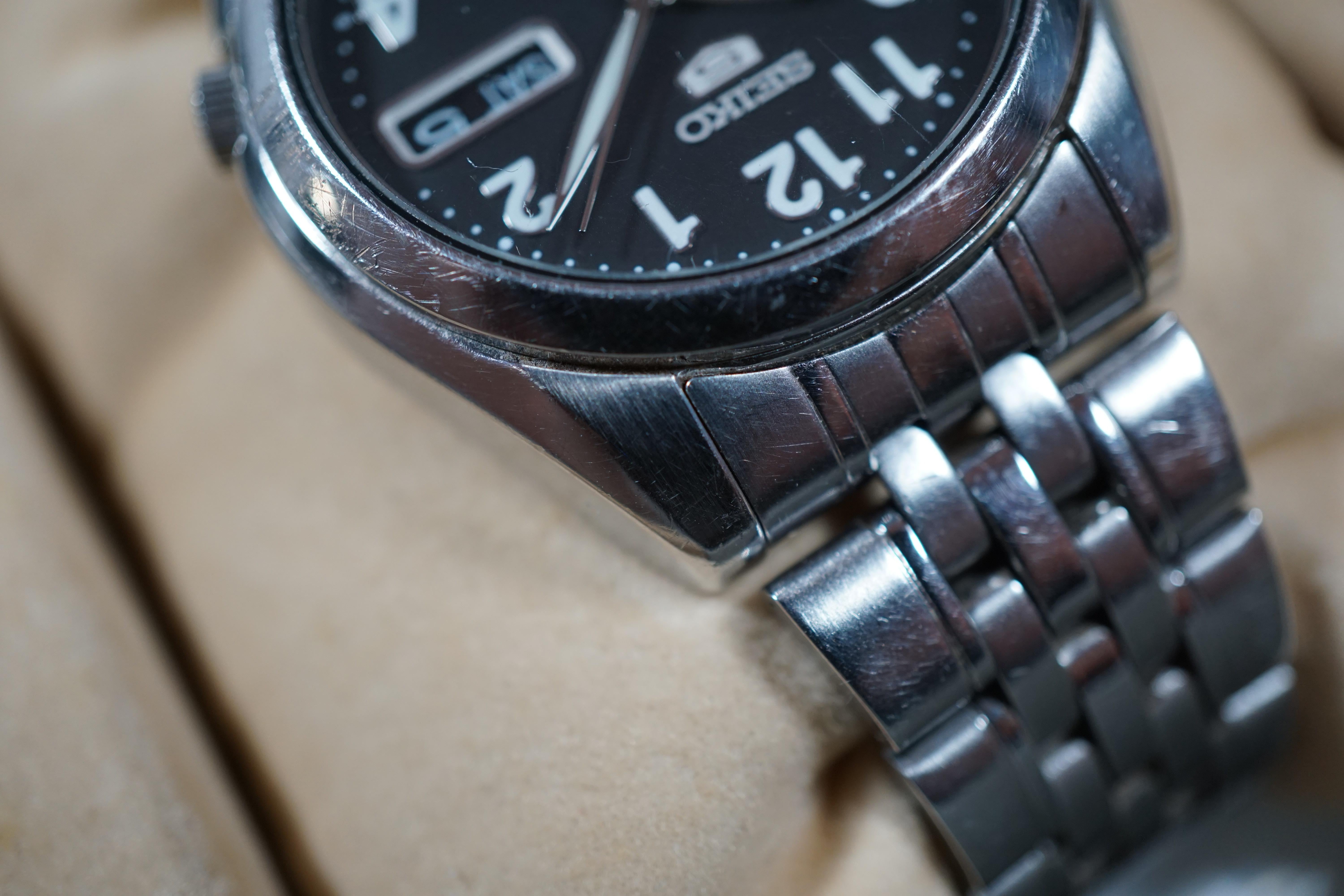[WTS] Seiko SNK381 5 Sports Black Numeric Dial Automatic Watch - $95 ...