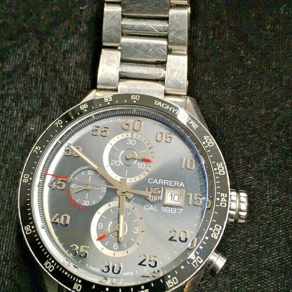 Tag Heuer Carrera CAL 1887 CAR2A11 SWISS MADE AUTOMATIC WATCH -NEEDS ...
