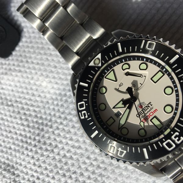 [WTS] Orient Saturation Diver - white, full kit | WatchCharts Marketplace