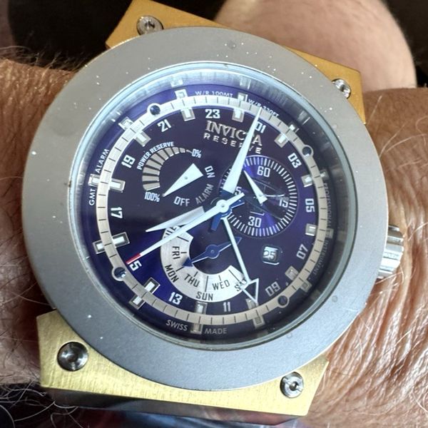 Invicta Men's Reserve Akula Russian Diver Gold& SILVER Model 6158 54MM ...